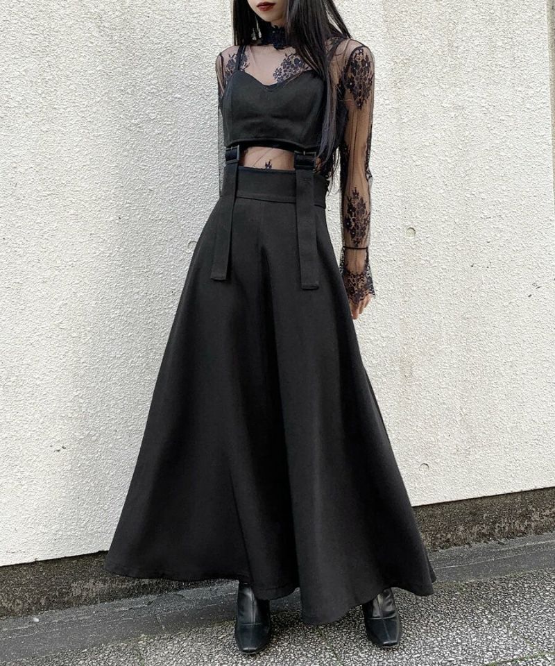 【Ai × LVEU.】Original bustier flare one-piece | LVEU.（ラブユ.）